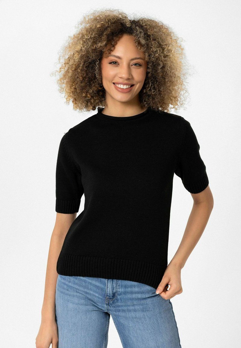 Williot FELINA - T-shirts basic - black/sort - Zalando.dk