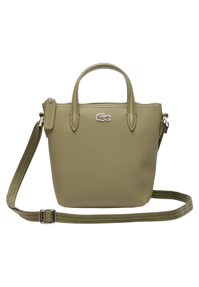 Lacoste CONCEPT - Sac à main - kaki n/vert - ZALANDO.FR