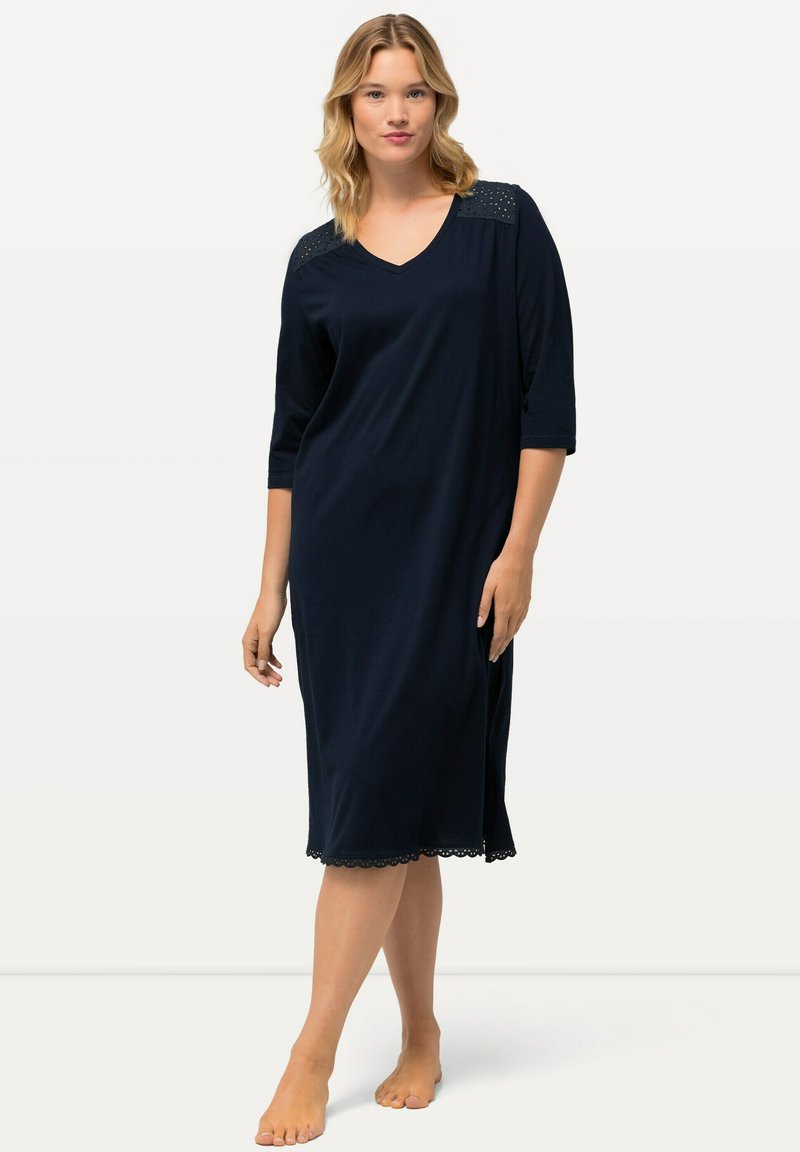 Ulla Popken Nachthemd - dark blue/dunkelblau - Zalando.at