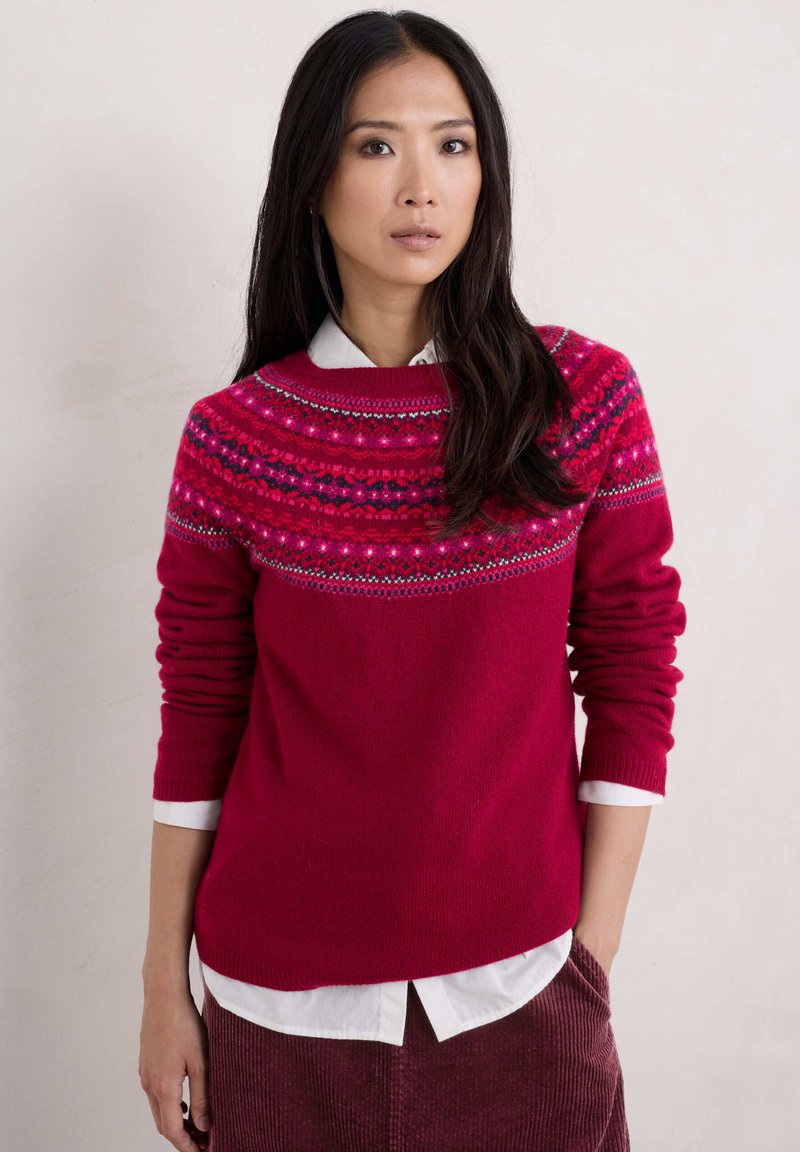 Seasalt Cornwall EDGE - Sweter/czerwony - Zalando.pl