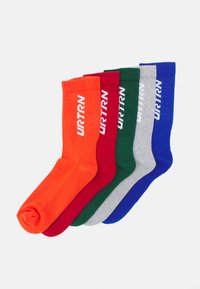 YOURTURN UNISEX 5 PACK - Socks - blue/red/green/blue - Zalando