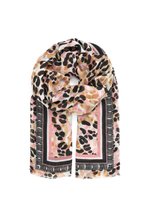 Next ANIMAL PRINT LIGHTWEIGHT SCARF - Sjaal - pink cream/donkerroze ...