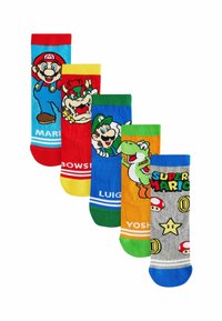 Next LICENSE 5 PACK - Chaussettes - super mario/rouge - ZALANDO.FR