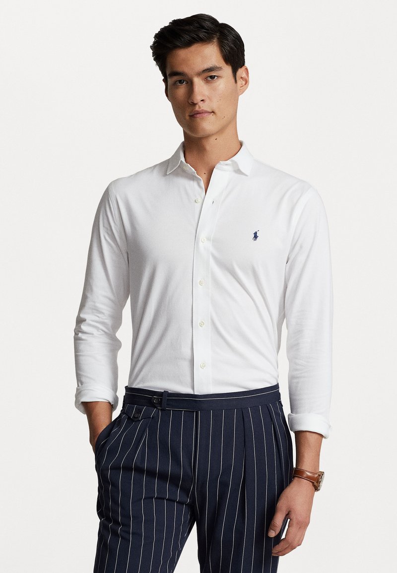 Polo Ralph Lauren JERSEY SHIRT - Ing - white/fehér - Zalando.hu