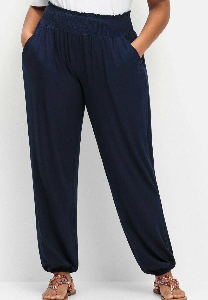 Sheego Jogginghose - marine/dunkelblau - Zalando.de