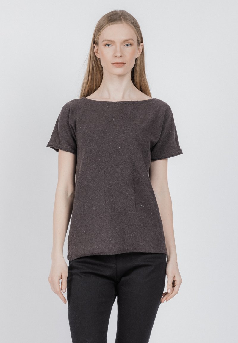Reet Aus T-Shirt basic - brown/braun - Zalando.de