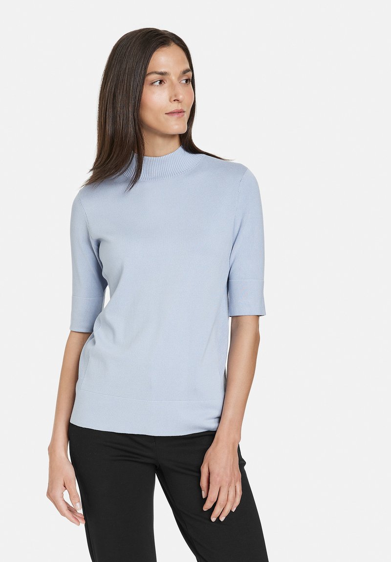 Gerry Weber JUMPER - T-Shirt basic - powder blue/blau - Zalando
