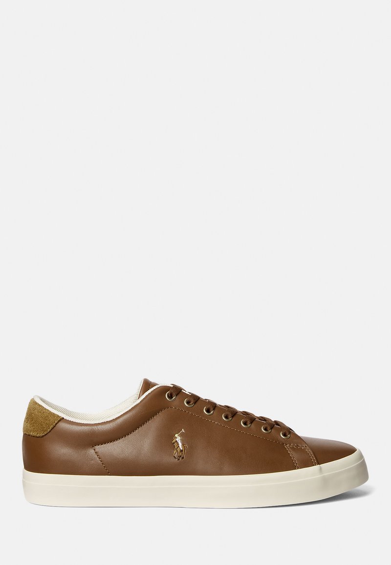 Polo Ralph Lauren LONGWOOD LEATHER TRAINER - Trainers - tan/brown ...