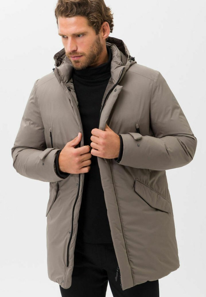 BRAX STYLE VITORIO - Winter coat - malt/dark brown - Zalando.de