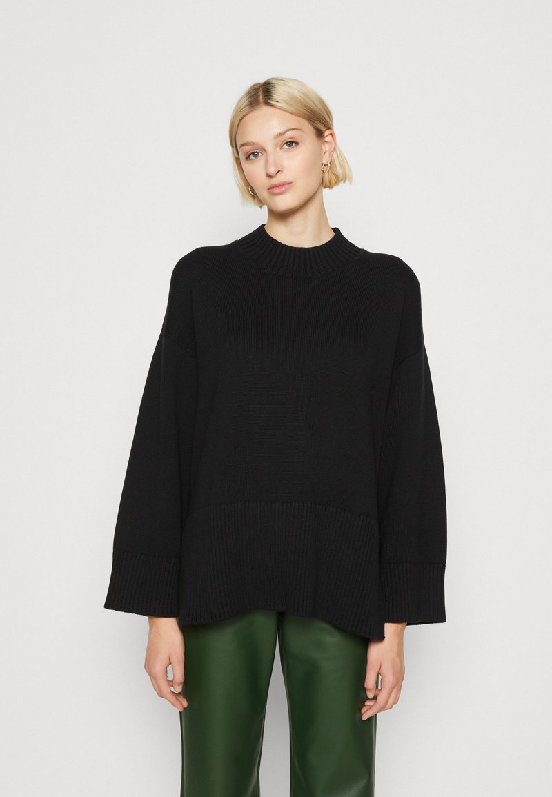 JJXX JXSIANA TWIST HIGH NECK - Sweter - black/czarny - Zalando.pl