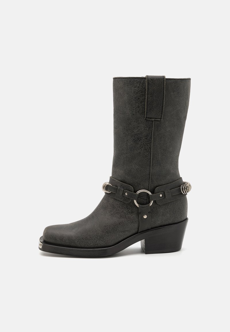 Iro MOTTY USED - Botas camperas - used black/negro jaspeado - Zalando.es