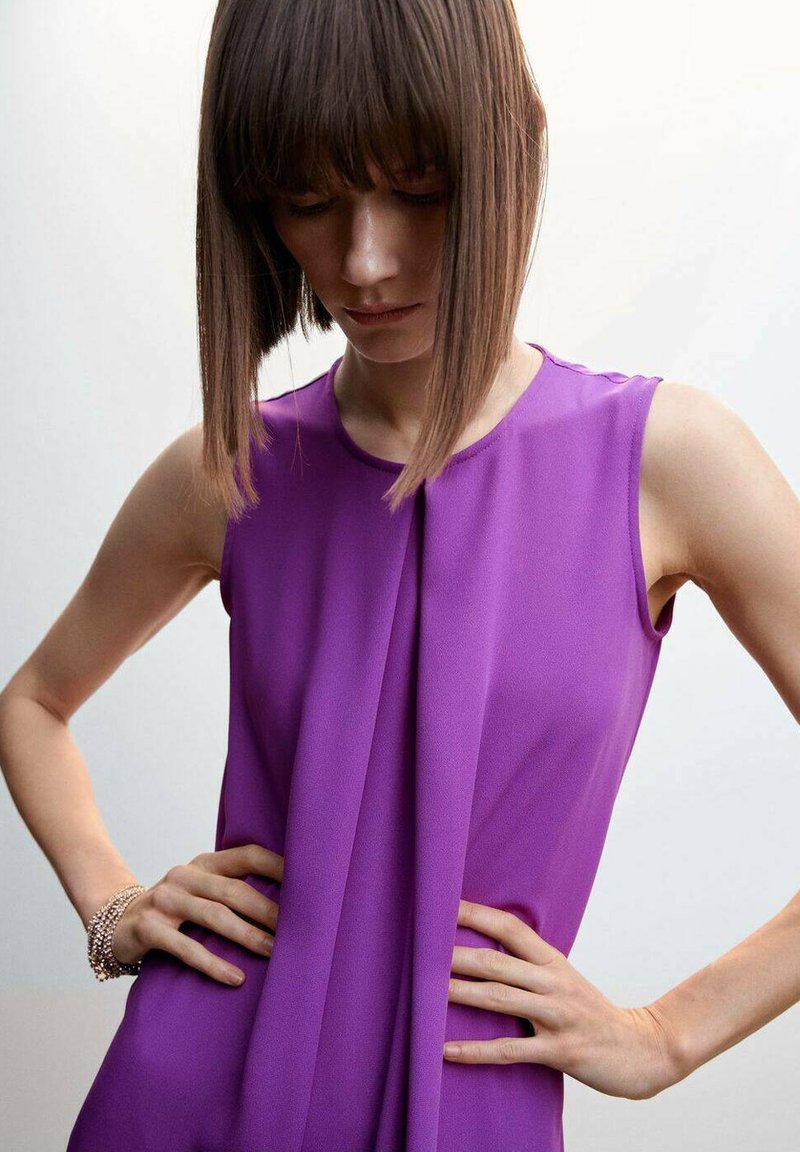 Mango LINDA A - Vestido largo - lila/morado - Zalando.es