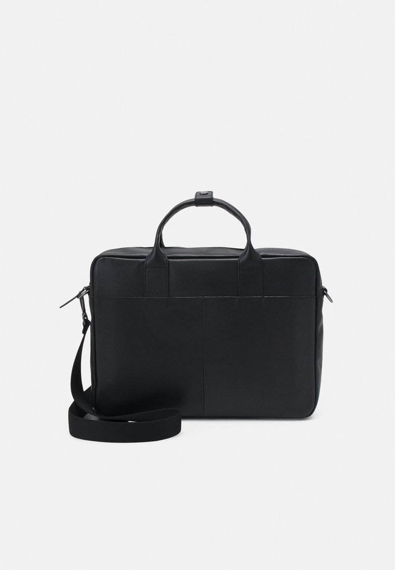 Zign LEATHER UNISEX - Attachetasker - black/sort - Zalando.dk