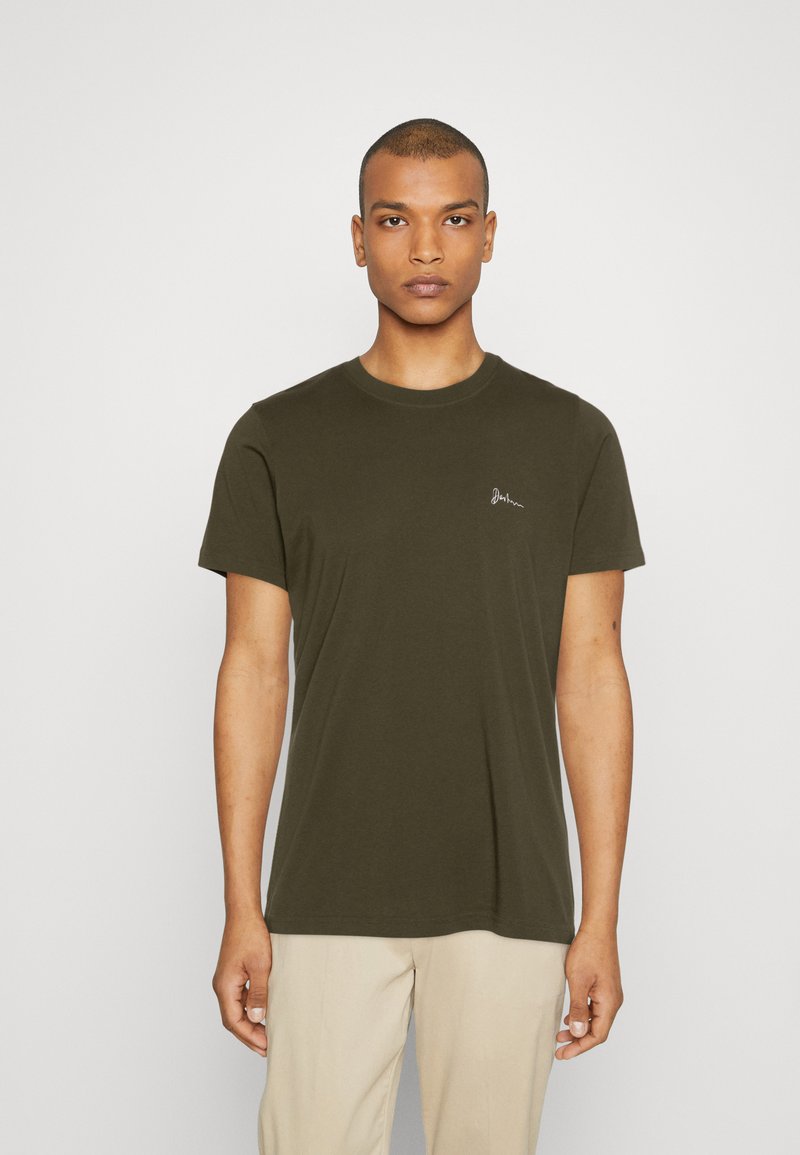 Denham SIGNATURE TEE - T-shirt basic - army green/donkergroen - Zalando.nl