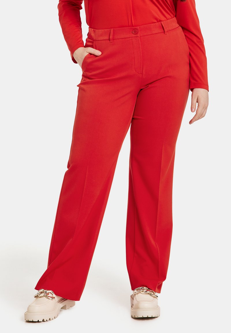 Samoon Broek - power red/rood - Zalando.nl