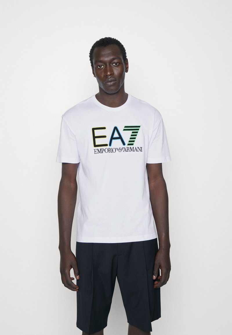 EA7 Emporio Armani Nyomott mintás póló - white/fehér - Zalando.hu