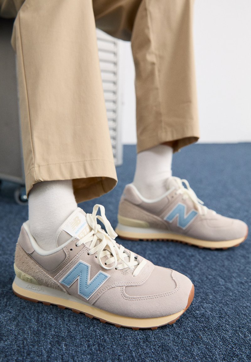 New Balance WL574 - Trainers - moonrock/beige - Zalando.co.uk