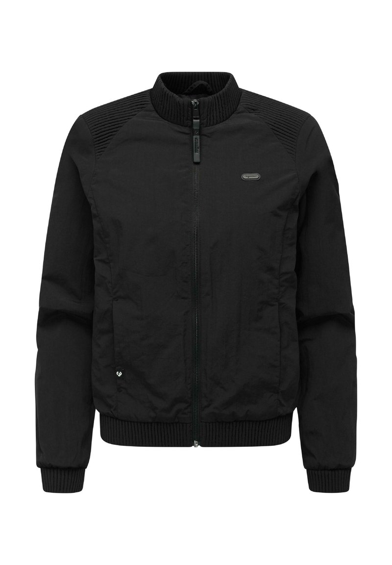 Ragwear CHENNA - Bomber Jacket - black uni/black - Zalando