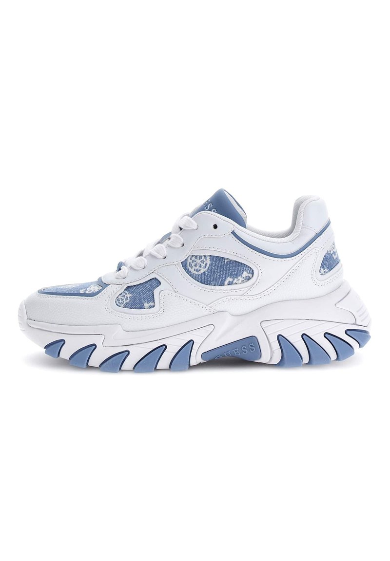 Guess Runner Norina Baskets Basses Mehrfarbig Grundton Blau Bleu