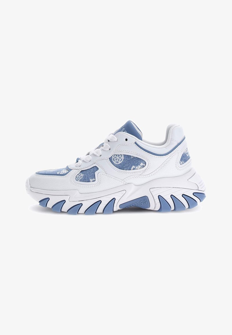 Guess Runner Norina Baskets Basses Mehrfarbig Grundton Blau Bleu