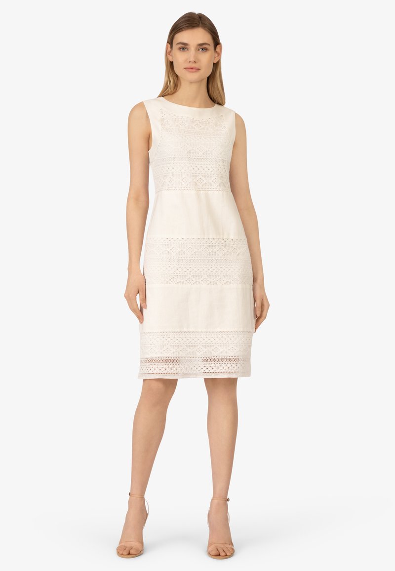 Apart Robe de jour - creme/blanc - ZALANDO.FR