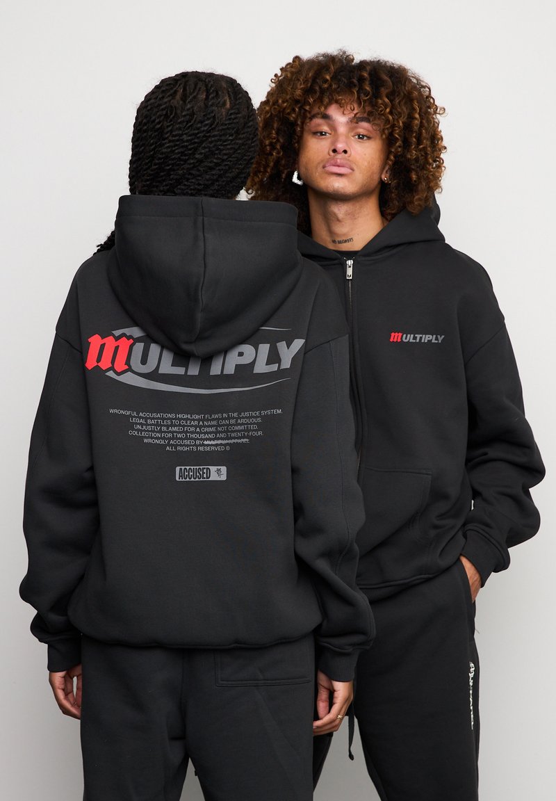 Multiply Apparel OVERSIZE ACCUSED UNISEX - Kapuzenpullover - black soda ...