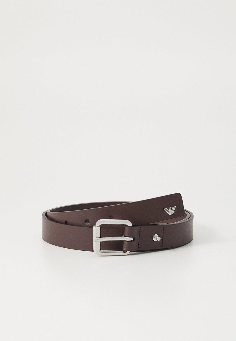Emporio Armani TONGUE BELT - Belt - bracken/brown - Zalando