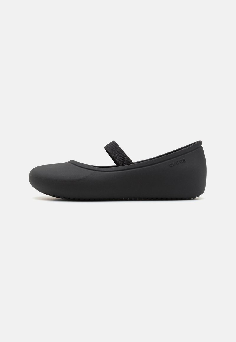 Crocs BROOKLYN FLAT - Ballerine con cinturino - black/nero - Zalando.it