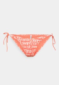 Tommy Jeans HIGH LEG SIDE TIE - Bikini-Hose - spell out pink crystal ...