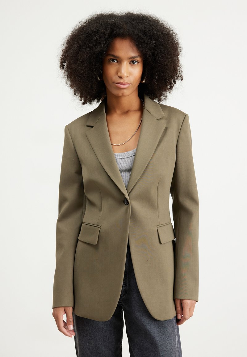 Tiger of Sweden NARINA - Sako - city green/skvrnitě tmavě zelená ...