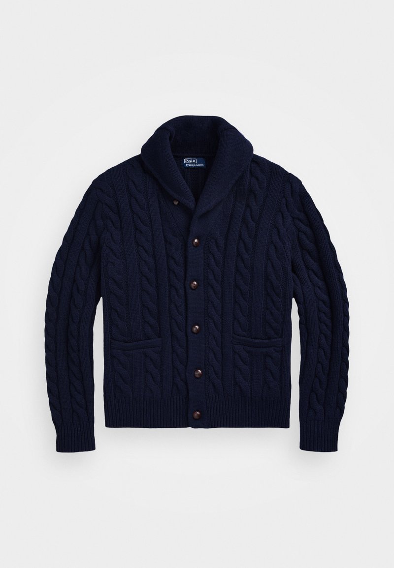 Polo Ralph Lauren LONG SLEEVE CARDIGAN - Vest - hunter navy/blauw - Zalando.nl