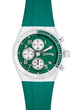 Vilebrequin Chronograph watch - green silver/green - Zalando.ie