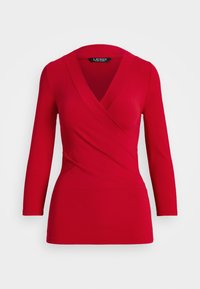Lauren Ralph Lauren ALAYJA 3/4 SLEEVE - Langærmet T-shirt - red/rød ...
