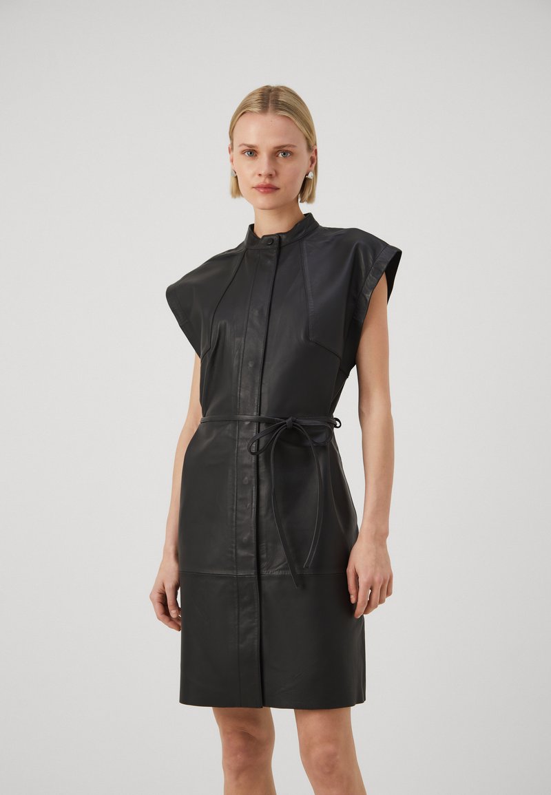 Bruuns Bazaar DRESS - Shirt dress - black - Zalando.ie