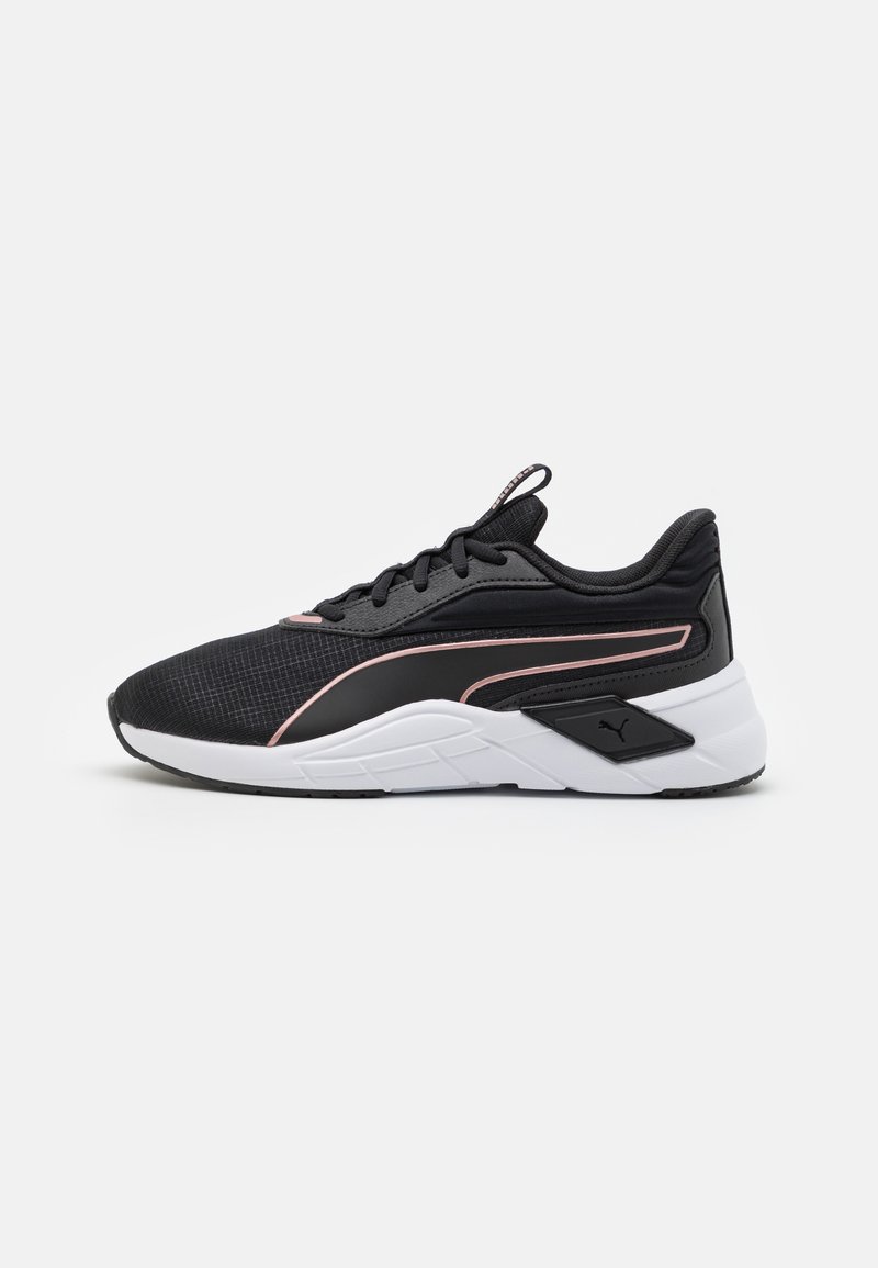 Puma LEX - Training shoe - black/white/rose gold/black - Zalando.co.uk