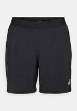 ASICS ROAD SHORT - Sports shorts - performance black/black - Zalando.co.uk