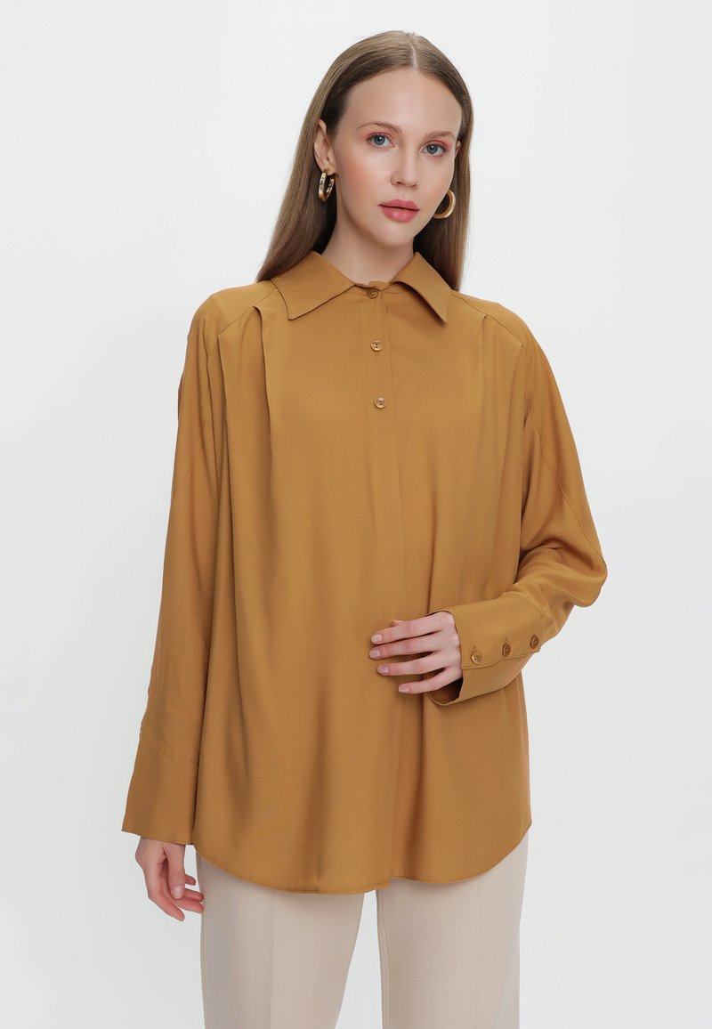 Armine Hemdbluse - brown/braun - Zalando.de