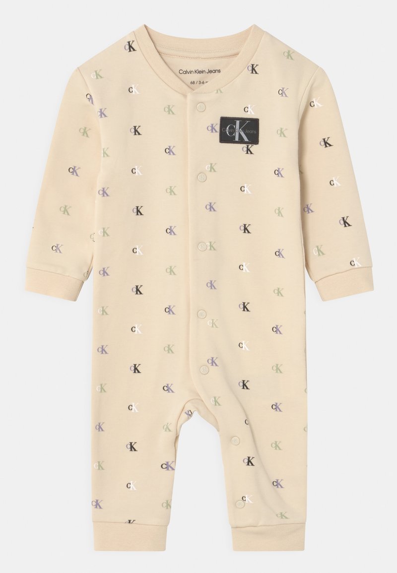 Calvin Klein Jeans Monogram Unisex Mono Multi Muslin Beige Zalando Es