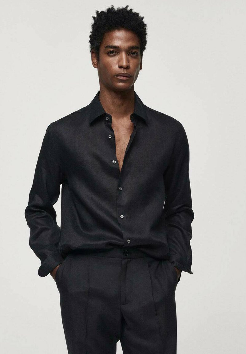 Mango PARROT - Košile - charcoal/antracitová - Zalando.cz