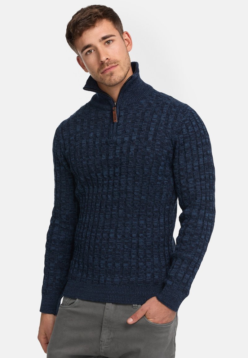 INDICODE JEANS RUFUS - Jersey de punto - navy/azul marino - Zalando.es