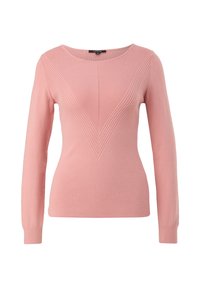 comma MIT STRICKMUSTER - Strickpullover - zartrosa/koralle - Zalando.ch
