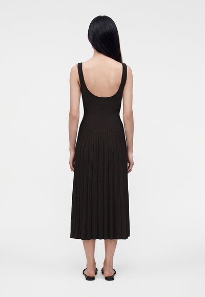 STAUD ELLISON DRESS - Nappali ruha - earth/sötétbarna - Zalando.hu