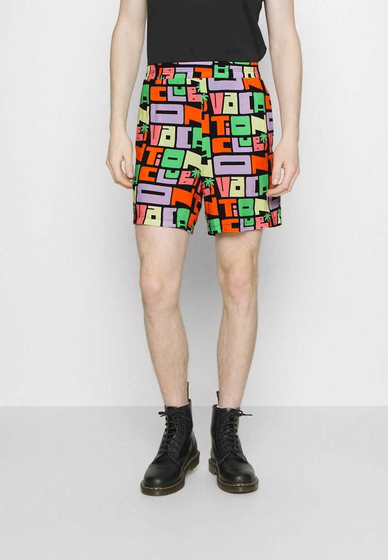 On Vacation BLOCKS VISCOSE SHORTS - Short - multi colored/noir - ZALANDO.FR