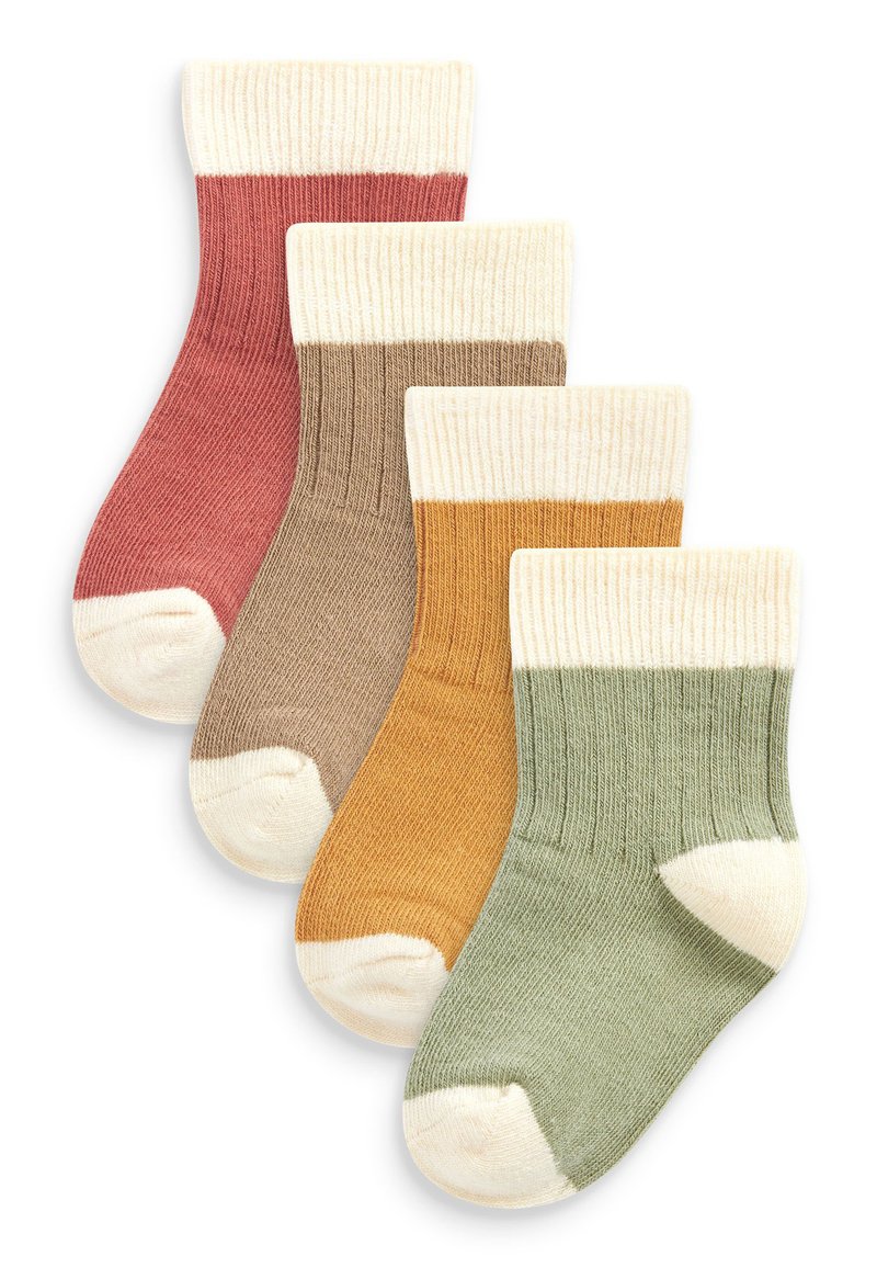 Next 4 PACK - Socken - muted rainbow/braun - Zalando.ch