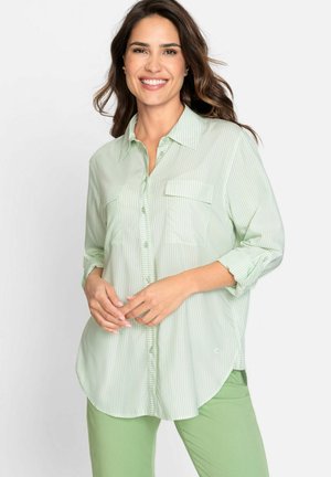 More & More FLIEÃ ENDE STREIFEN - Hemdbluse - hellblau - Zalando.de