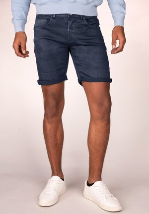 Koroshi BERMUDA COWBOY STRECTH REGULAR FIT - Jeans Shorts - azul osc dark blue/dunkelblau ...
