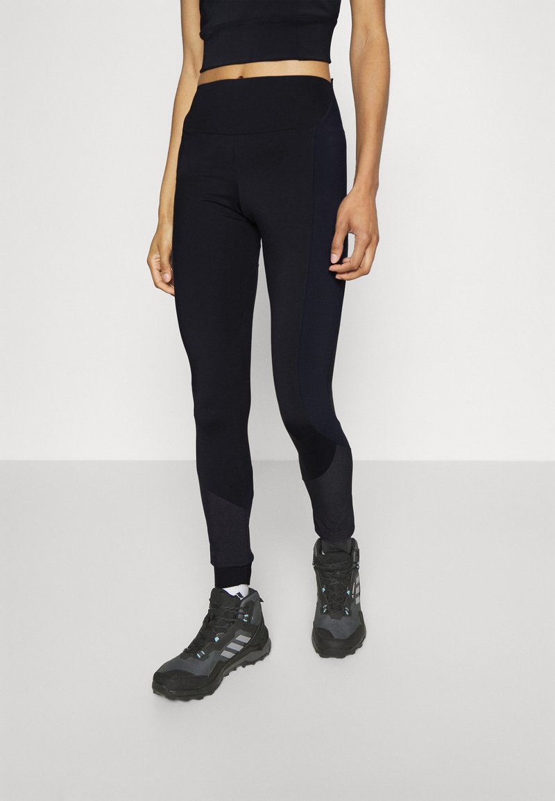 CMP WOMAN HYBRID PANT - Tights - nero/schwarz - Zalando