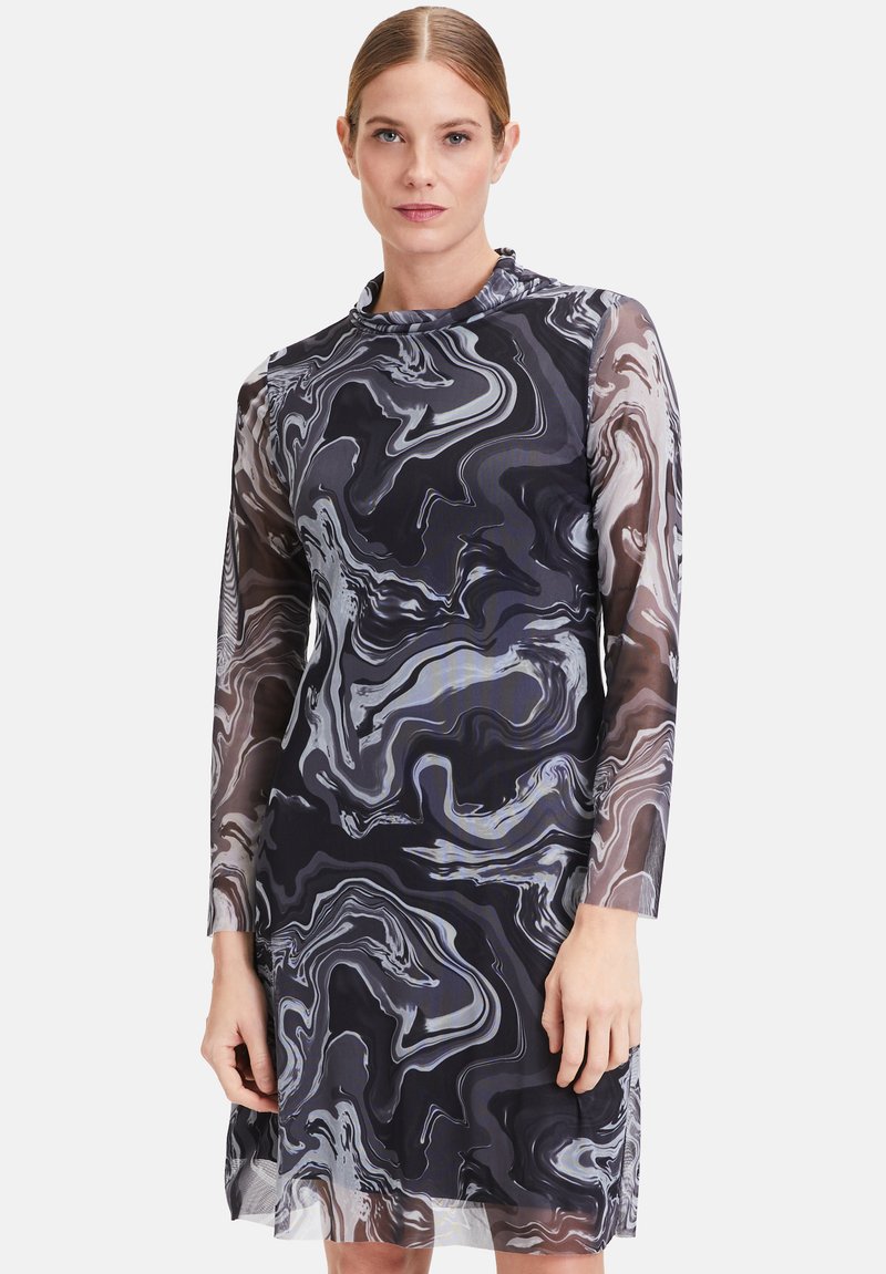 Cartoon CASUAL LANGARM - Day dress - schwarz grau/black - Zalando