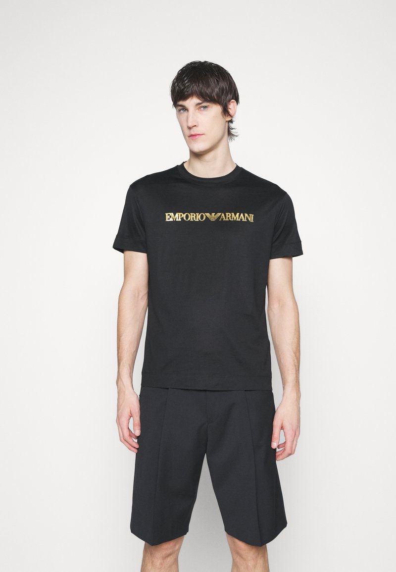 Emporio Armani T-SHIRT - T-shirt con stampa - Black/nero - Zalando.it