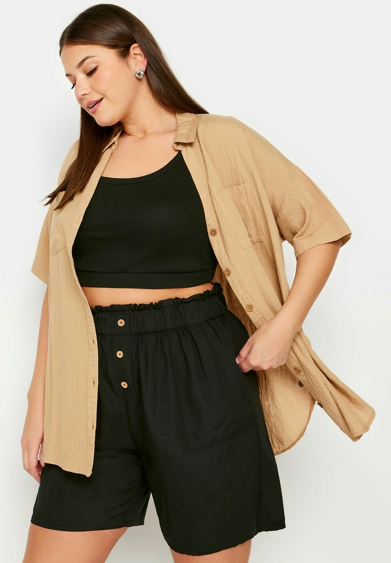 Yours Clothing Short - black/anthracite - ZALANDO.FR